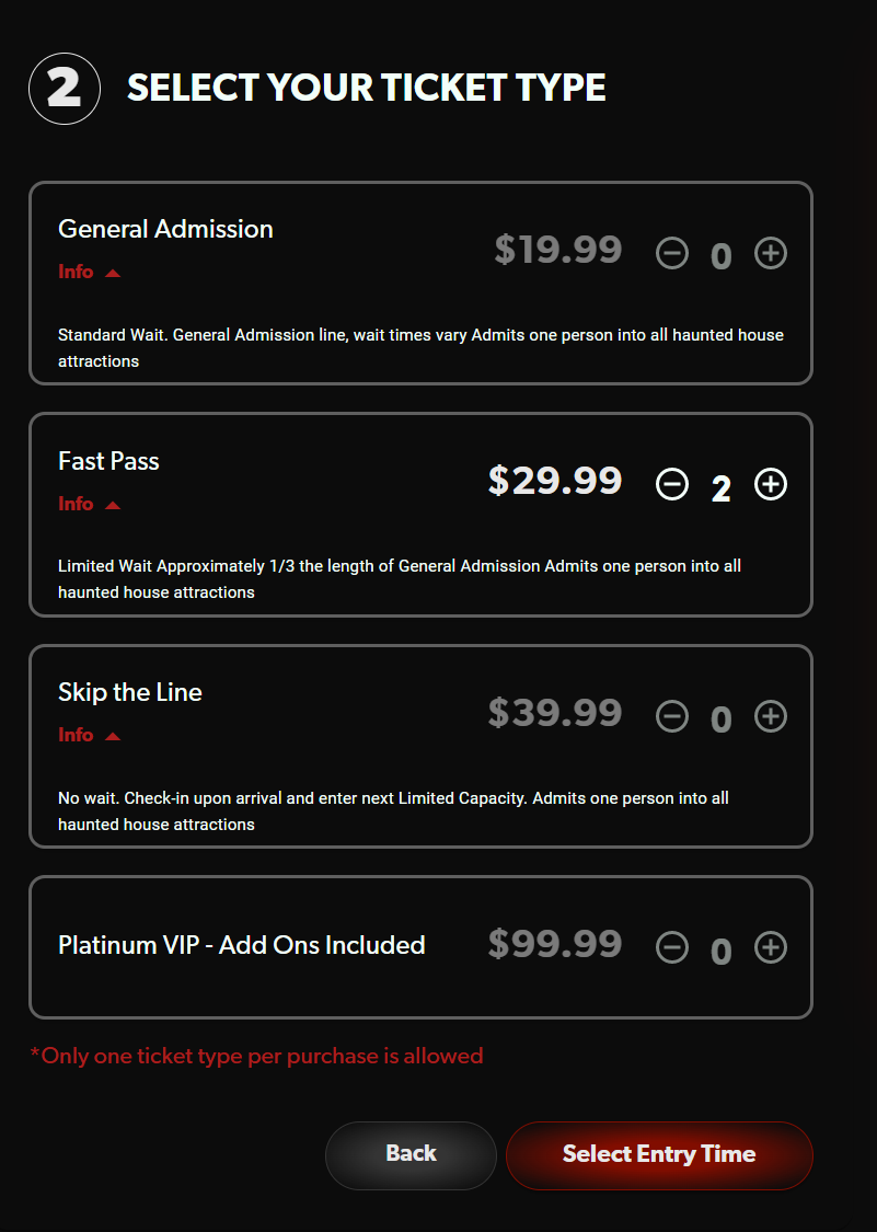 How do I use promo codes or redeem ticket vouchers? – Dark Harbor